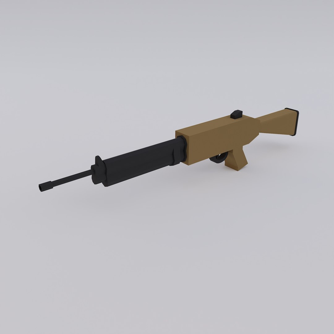 Heckler Koch HK21 machine gun 3D model - TurboSquid 1992573