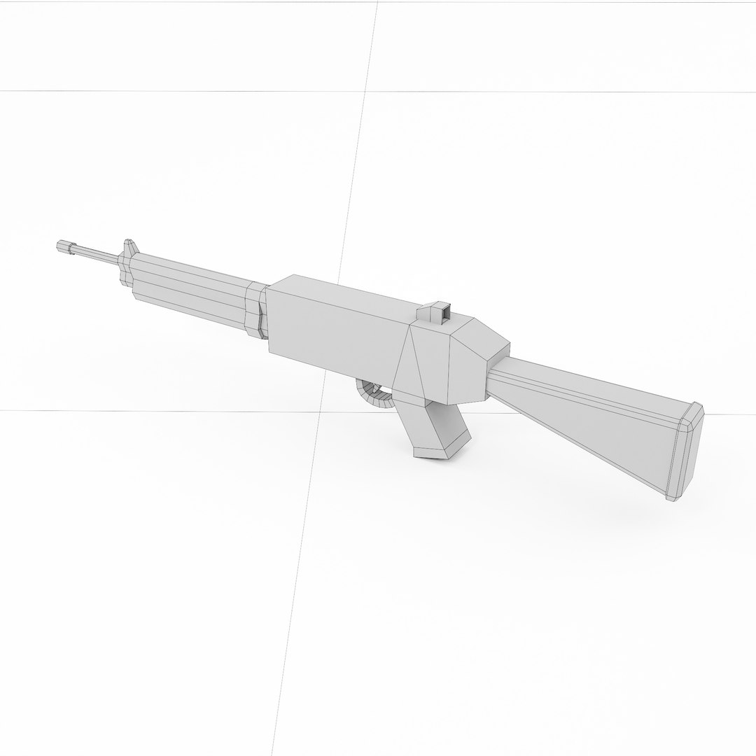 Heckler Koch HK21 machine gun 3D model - TurboSquid 1992573