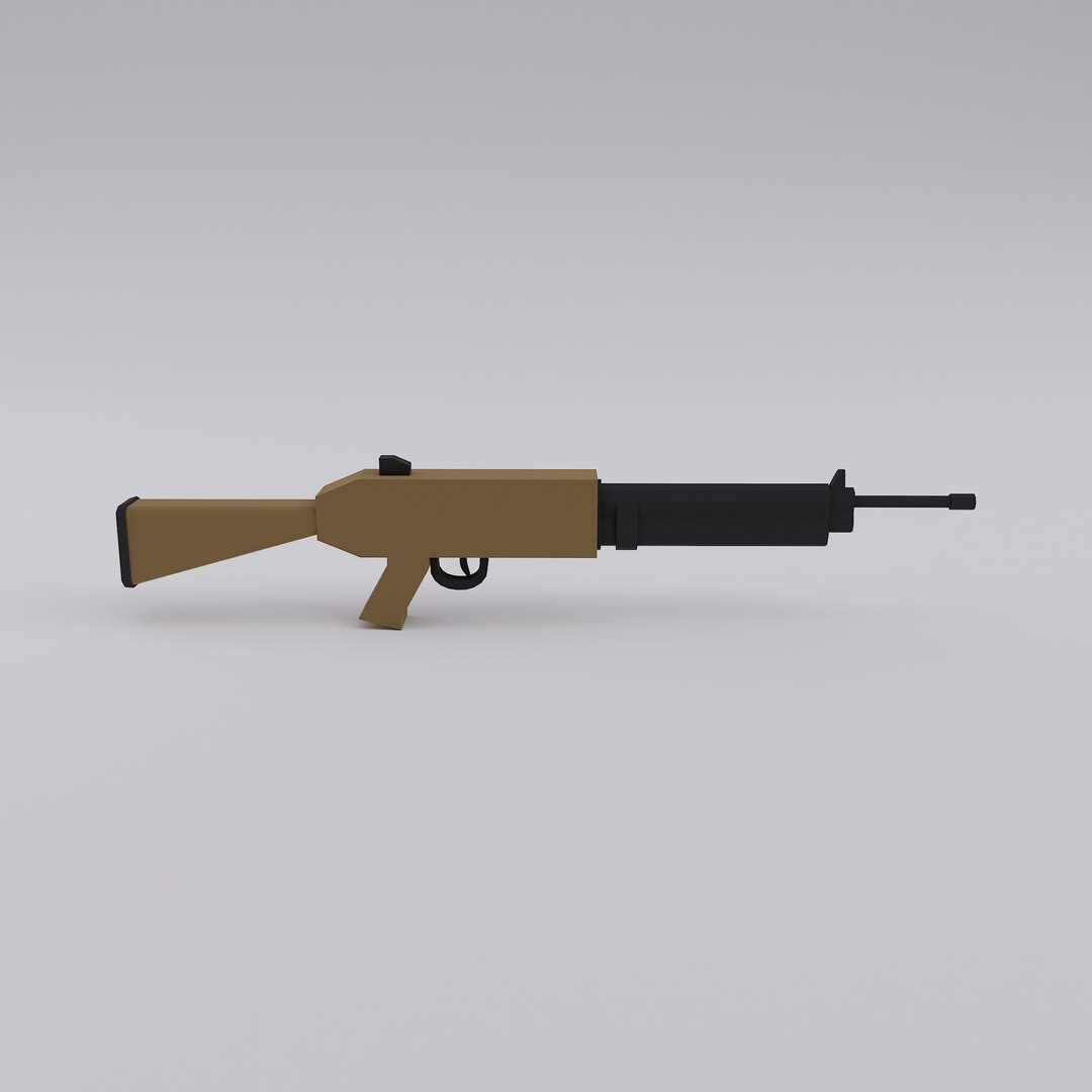 Heckler Koch HK21 machine gun 3D model - TurboSquid 1992573