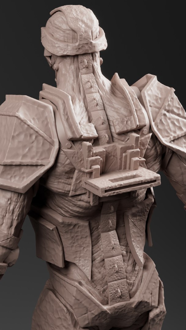 WarForged Character 2 Versions 3D Model - TurboSquid 2101436