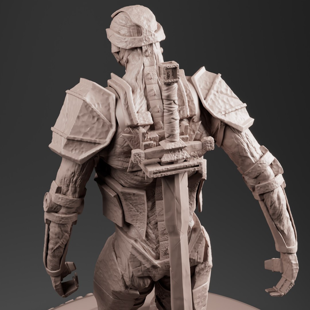 WarForged Character 2 Versions 3D Model - TurboSquid 2101436