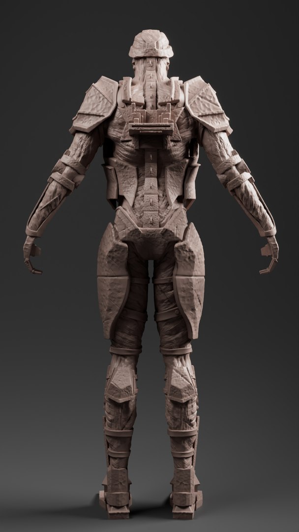 WarForged character 2 versions 3D model - TurboSquid 2101436