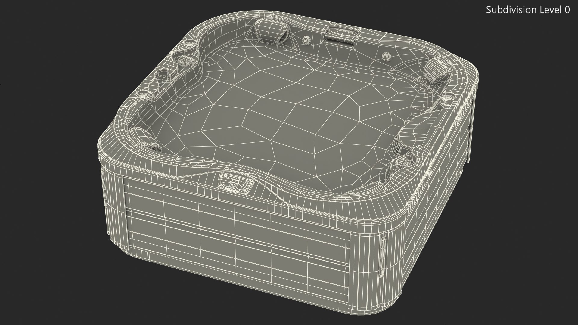 Jacuzzi J 335 Hot Tub with Water 3D model - TurboSquid 1728227