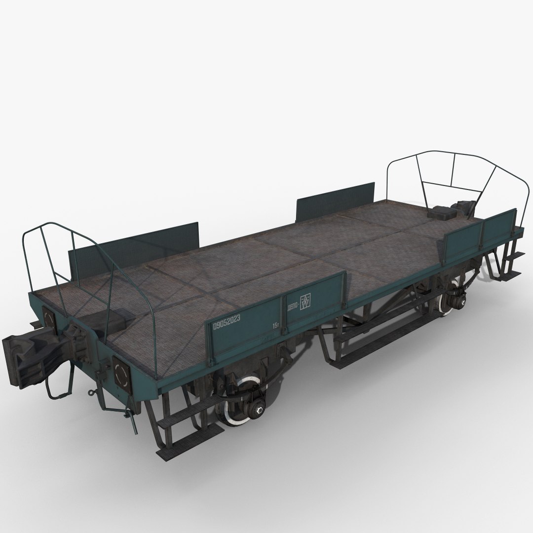 3D RailRoad Platform model - TurboSquid 2073047