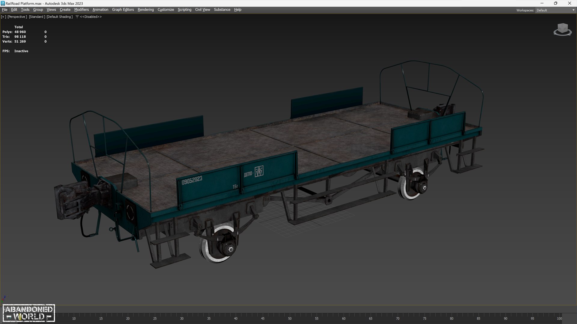 3D RailRoad Platform Model - TurboSquid 2073047
