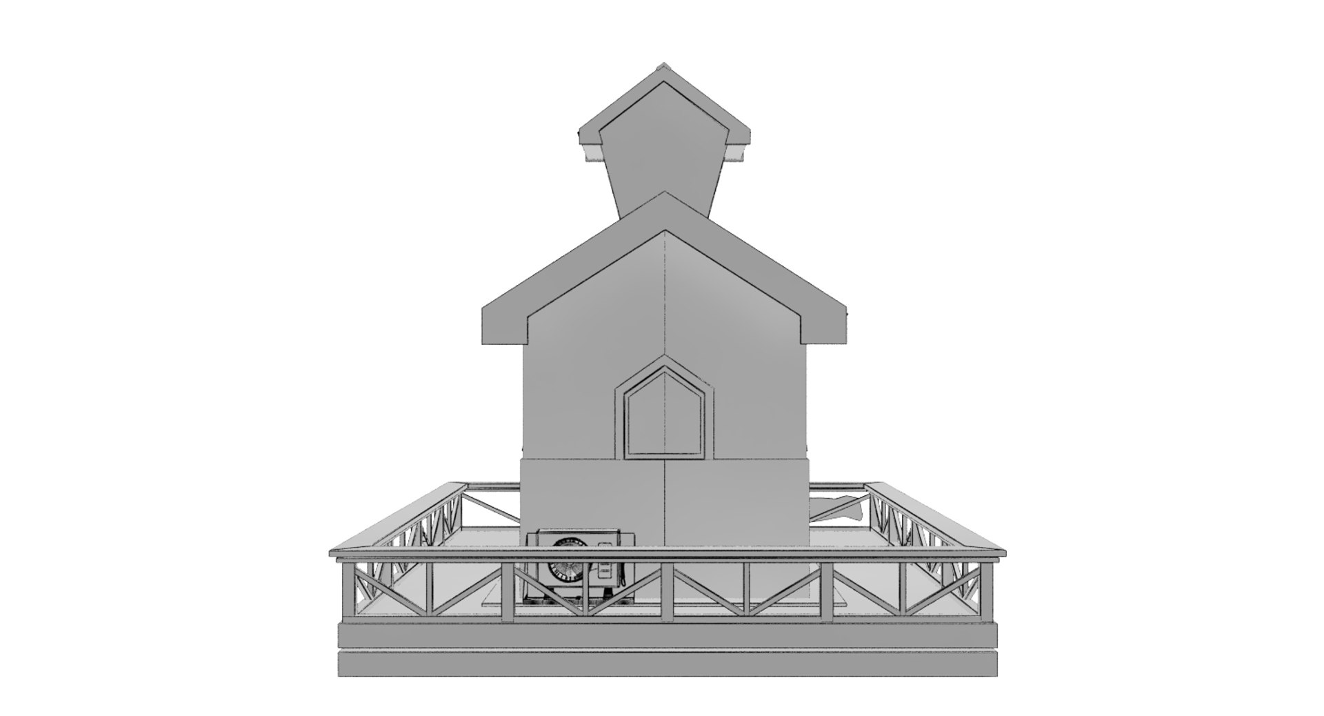 Building Church Chapel 3D Model - TurboSquid 1557371