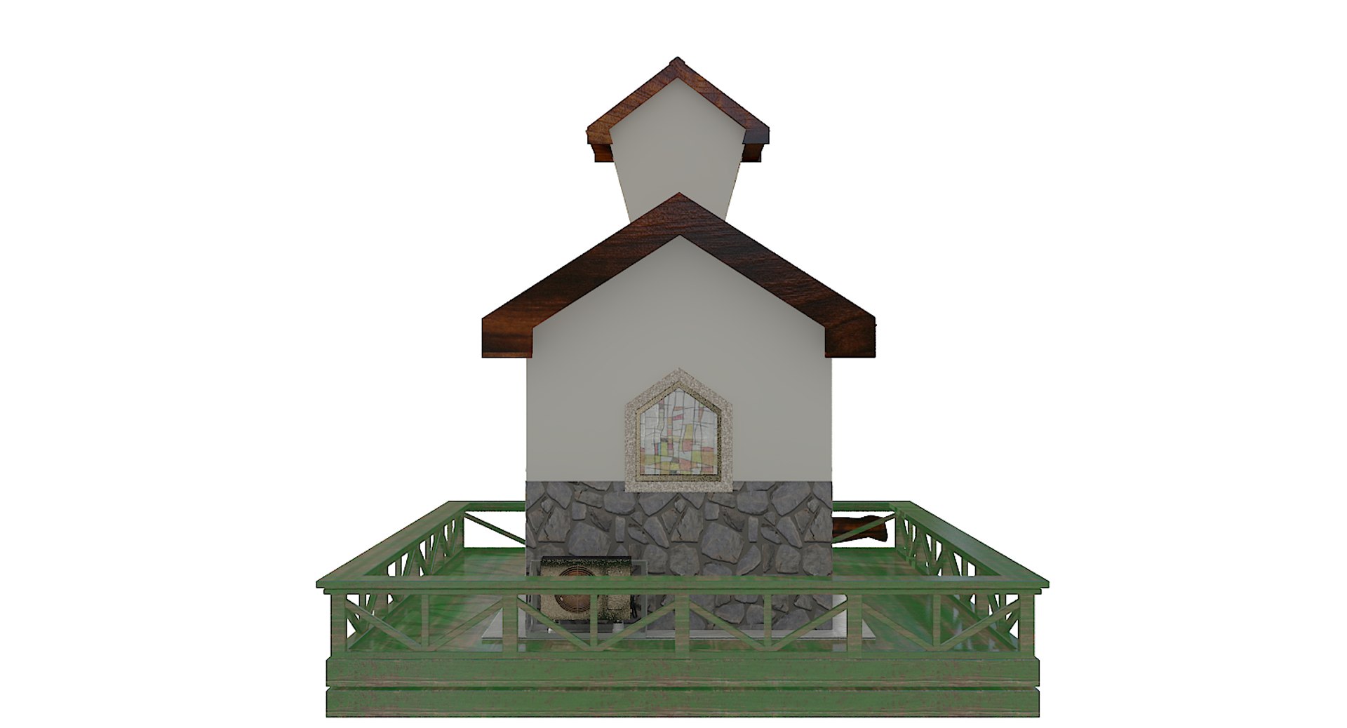 Building Church Chapel 3D Model - TurboSquid 1557371