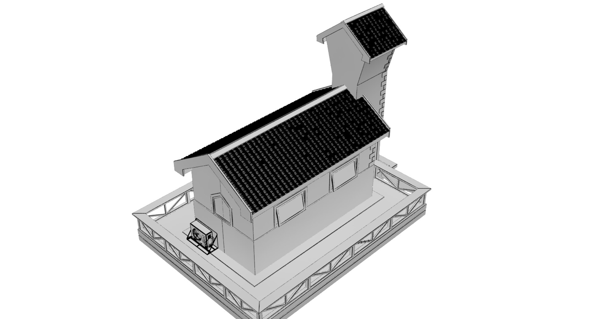 Building Church Chapel 3D Model - TurboSquid 1557371