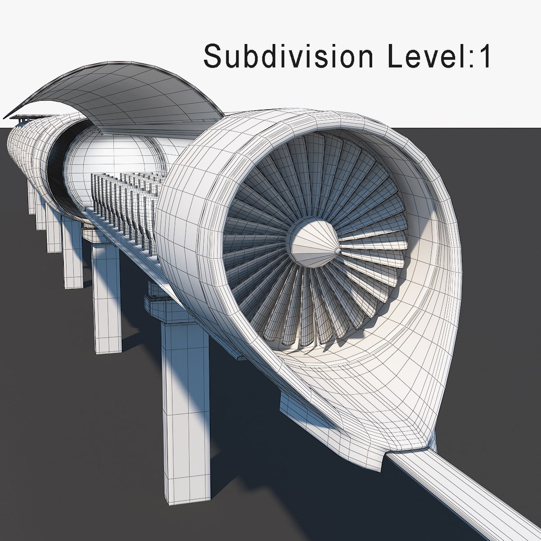 Hyperloop 3D Model - TurboSquid 1174056