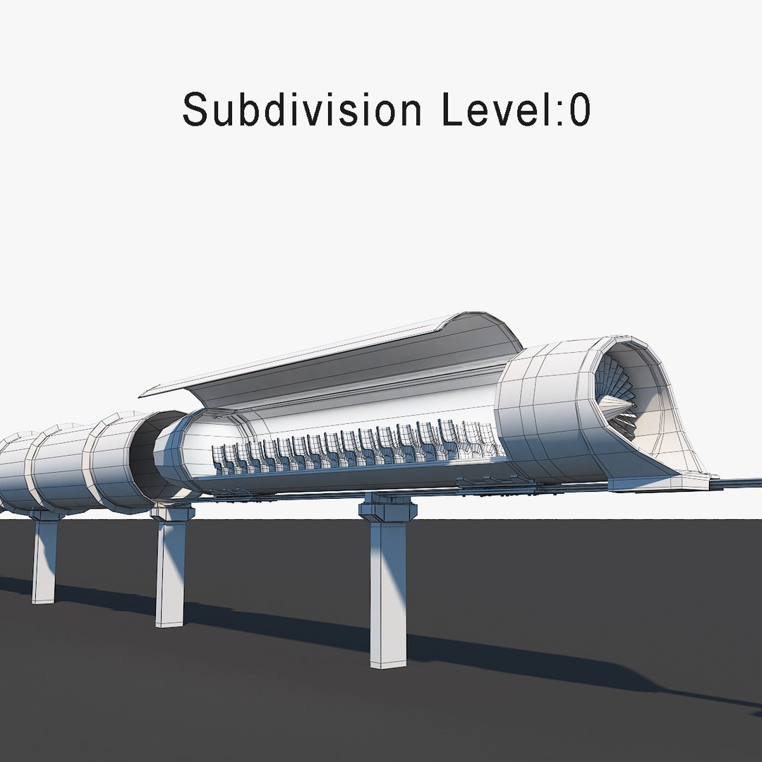 Hyperloop 3D Model - TurboSquid 1174056