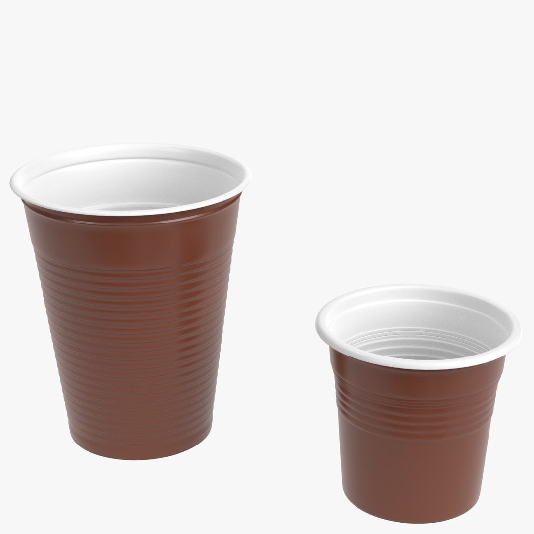 3D Plastic Cups Model - TurboSquid 2021913