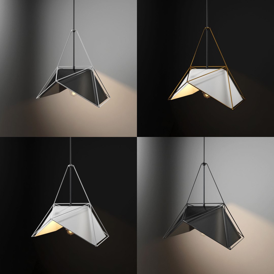 3D Pendants Frame Wire - TurboSquid 1478545