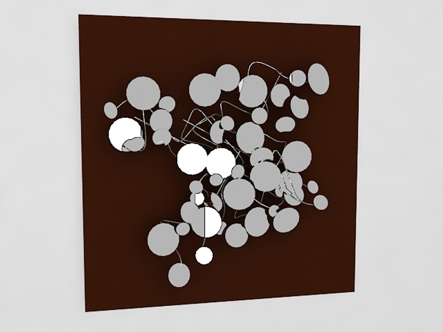 3ds max wall art mirror