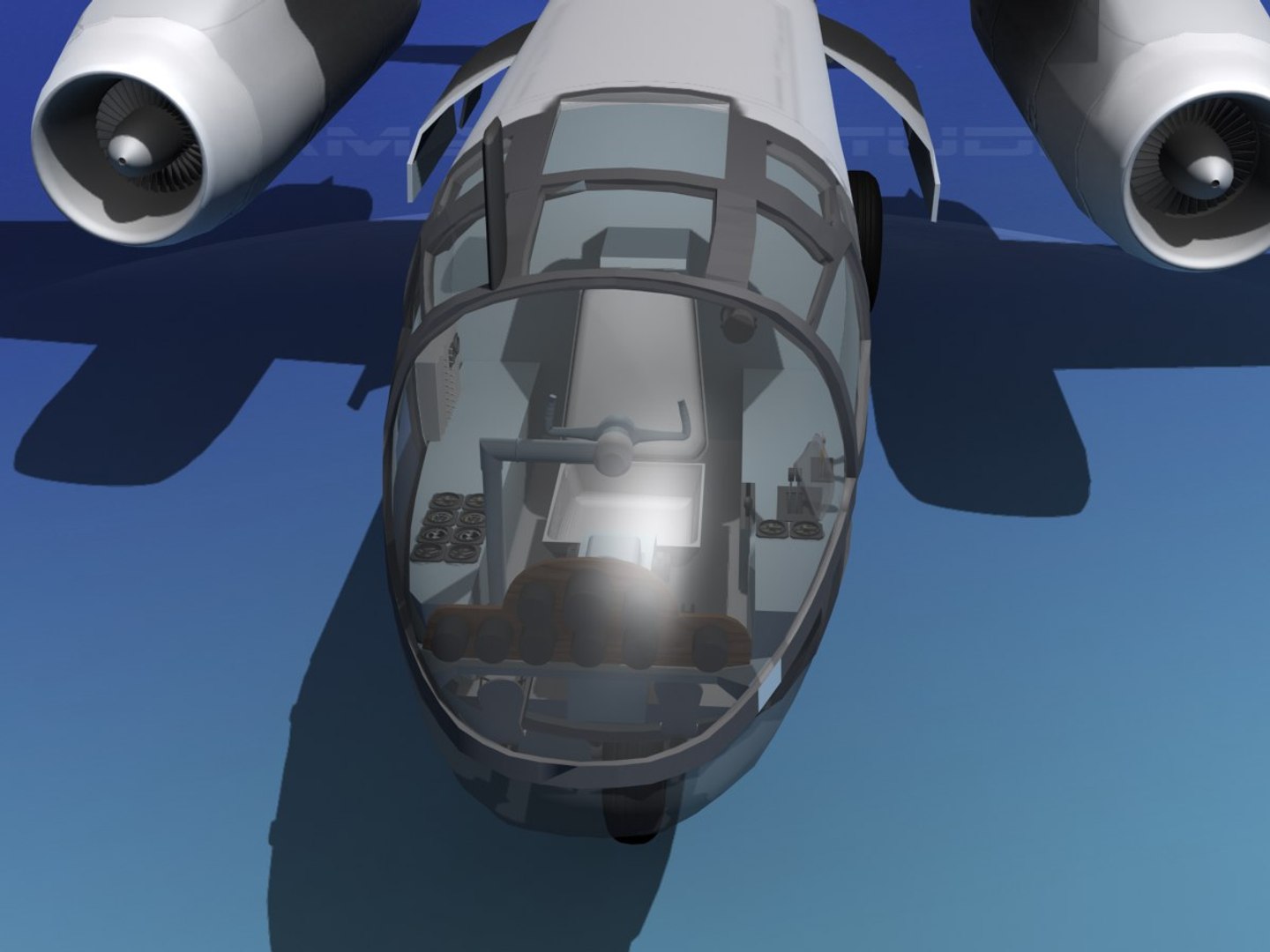 3d Arado Ar Blitz Bomber Model