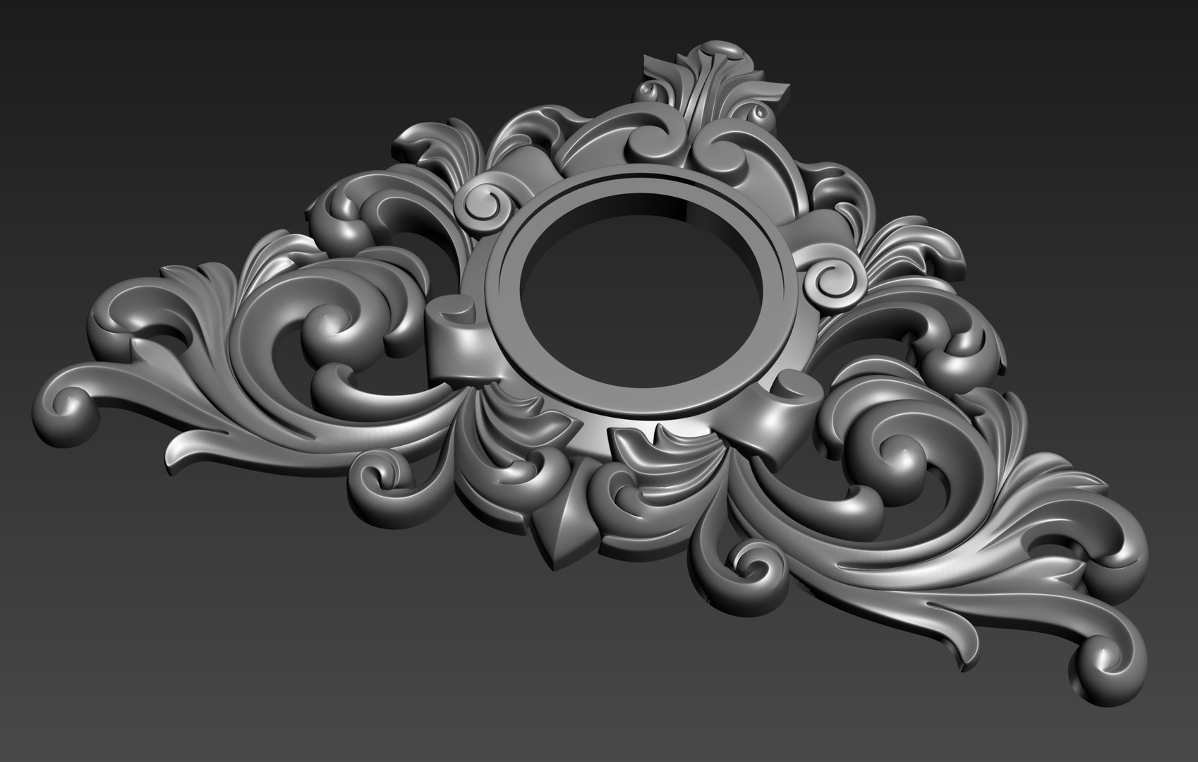 3D Model Clock Frame For CNC 001 - TurboSquid 1842168