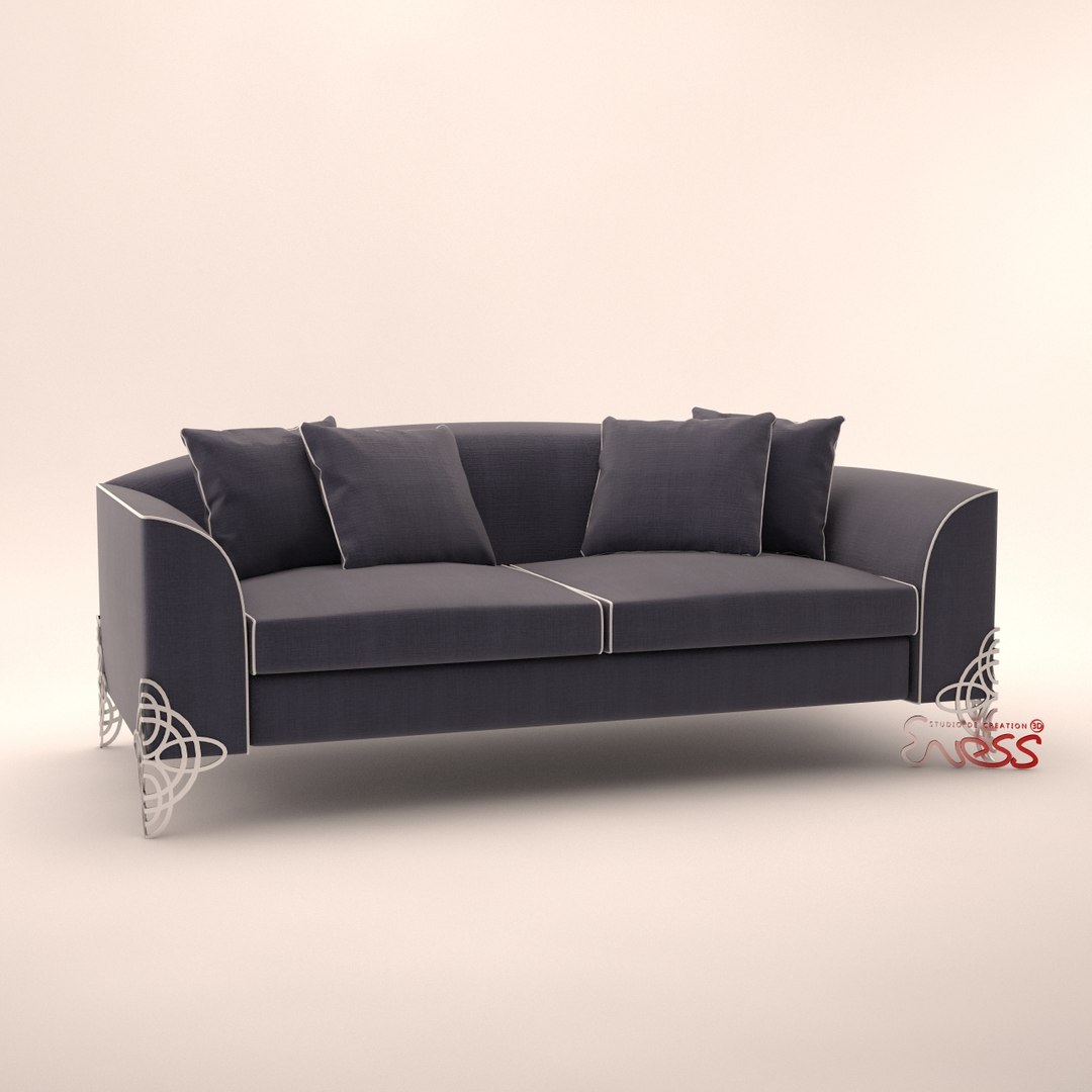 3d Model Alexandra Design Sofa Regina
