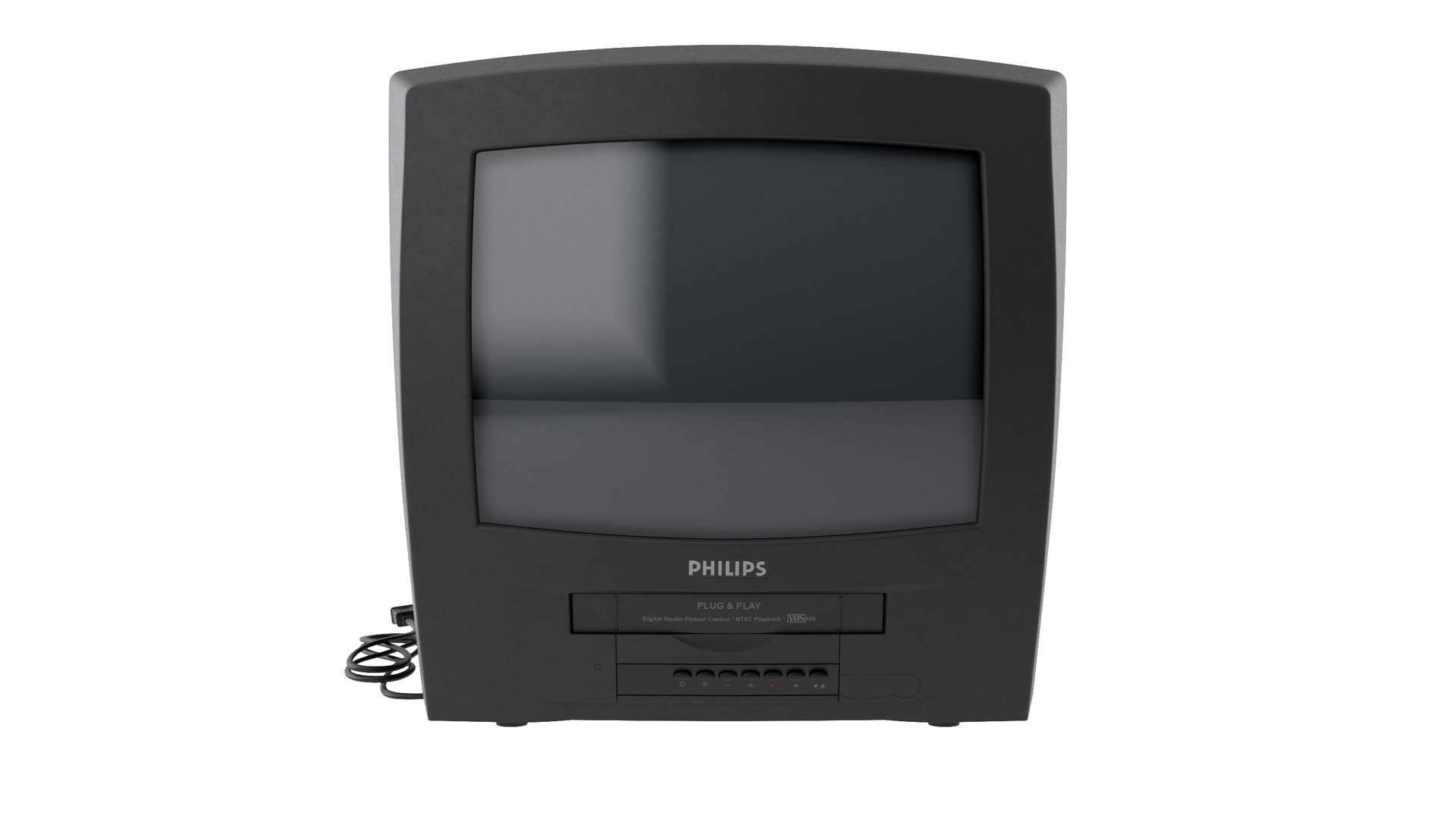 3D CRT TV With VHS System - TurboSquid 2387227