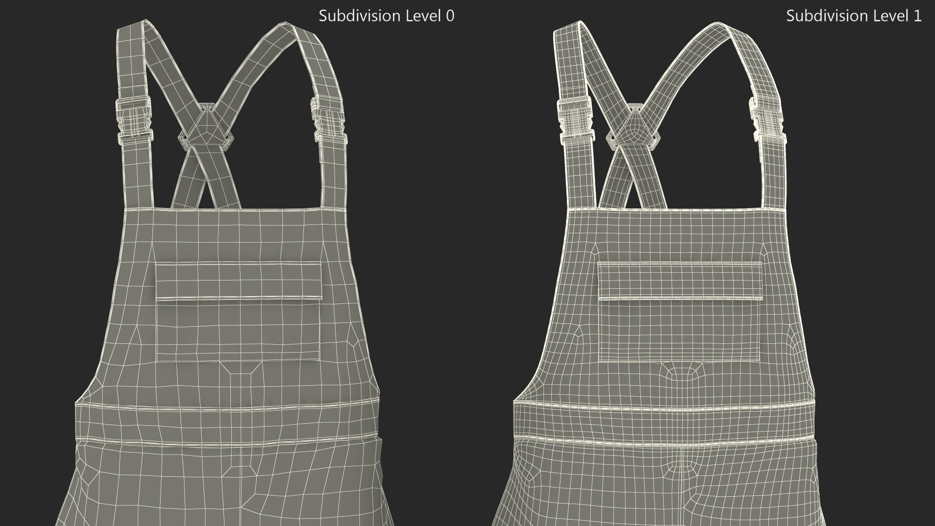 Unisex Black Rain Overalls Model - TurboSquid 2128314