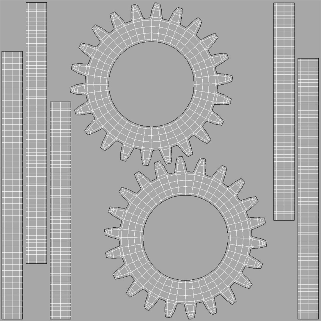Gears Collection 3D Model - TurboSquid 2321292