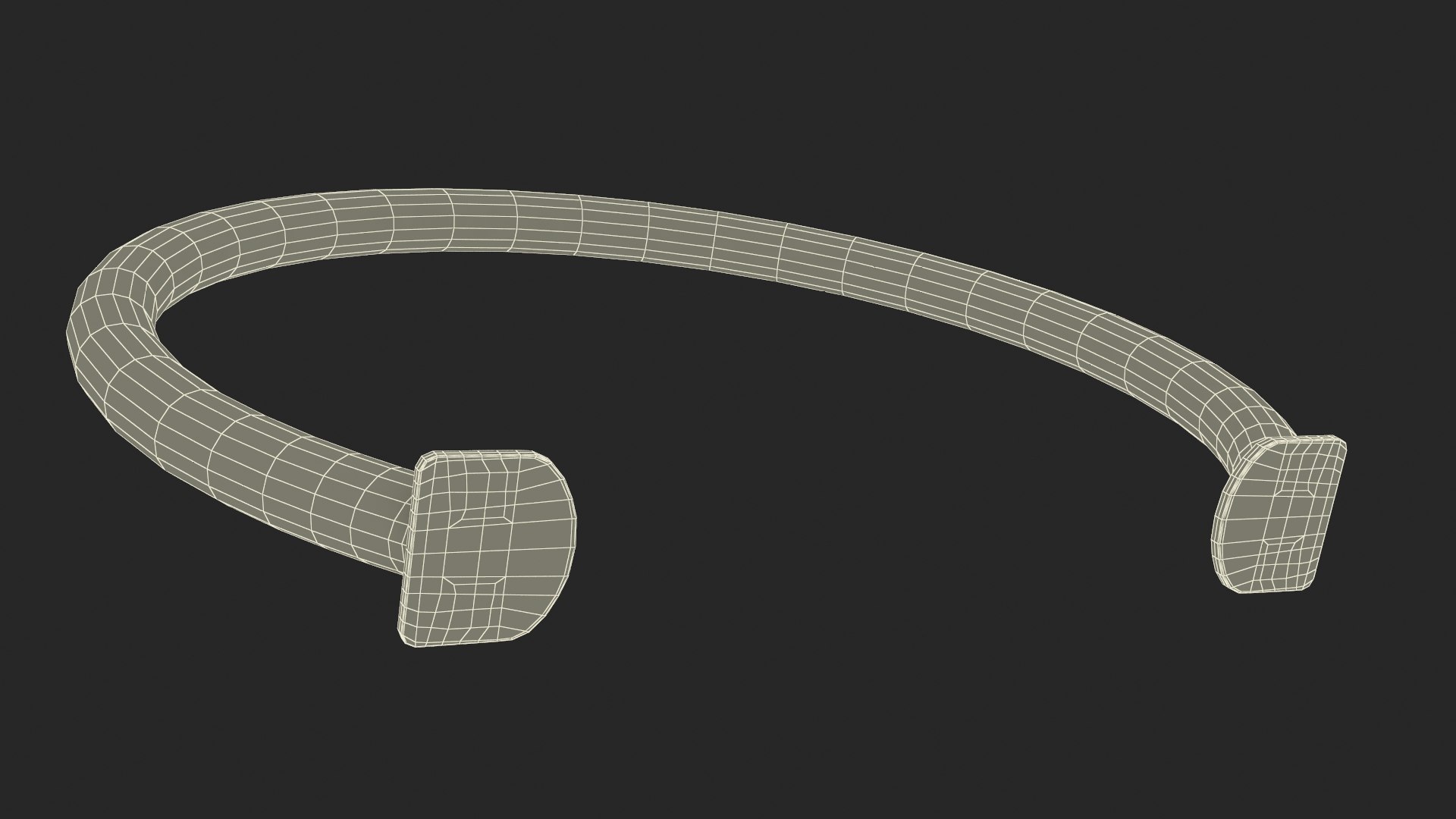3D Model Circle Bicycle Rack Grey - TurboSquid 2225197