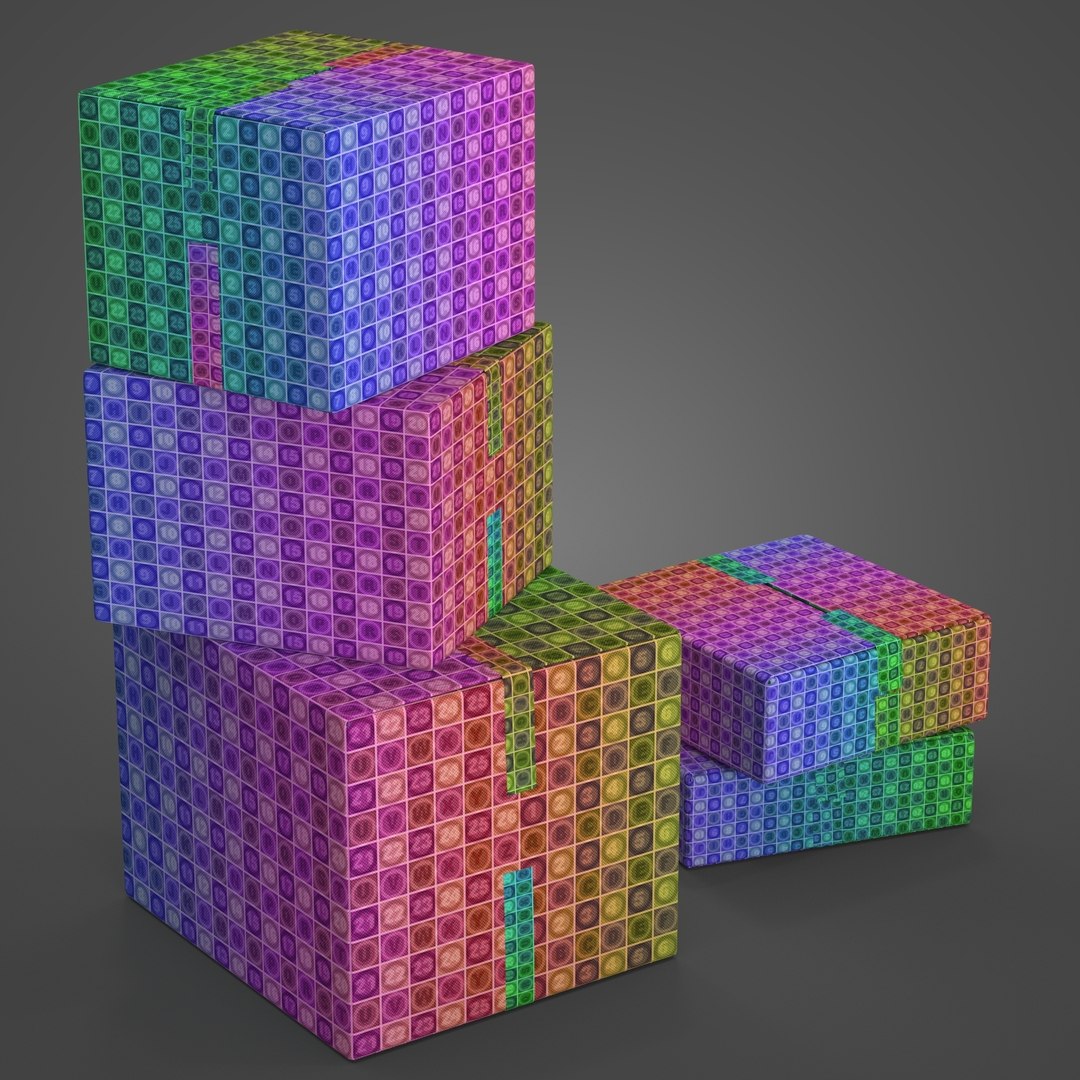 3d Cardboard Boxes Container