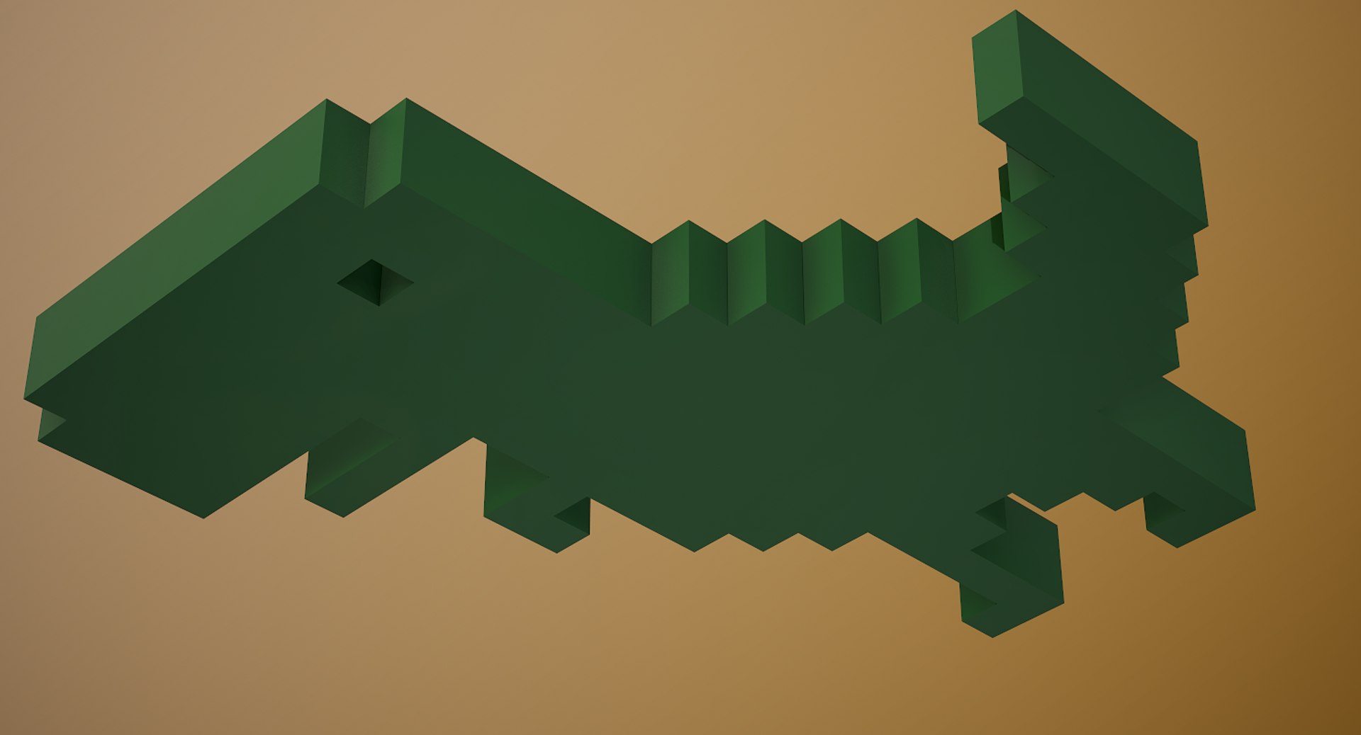 3D Google Dinosaur T-rex - TurboSquid 1362677