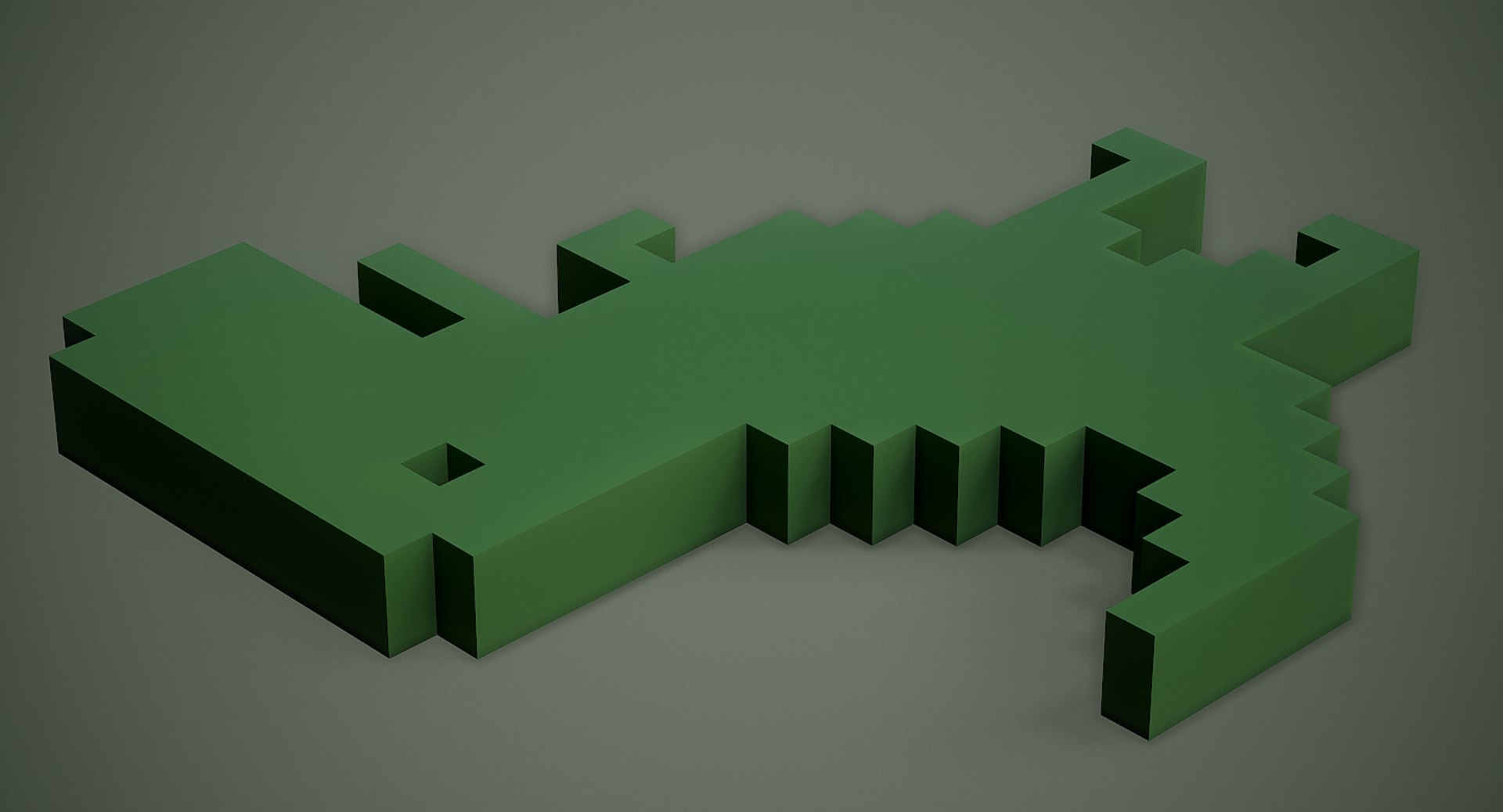 3D Google Dinosaur T-rex - TurboSquid 1362677