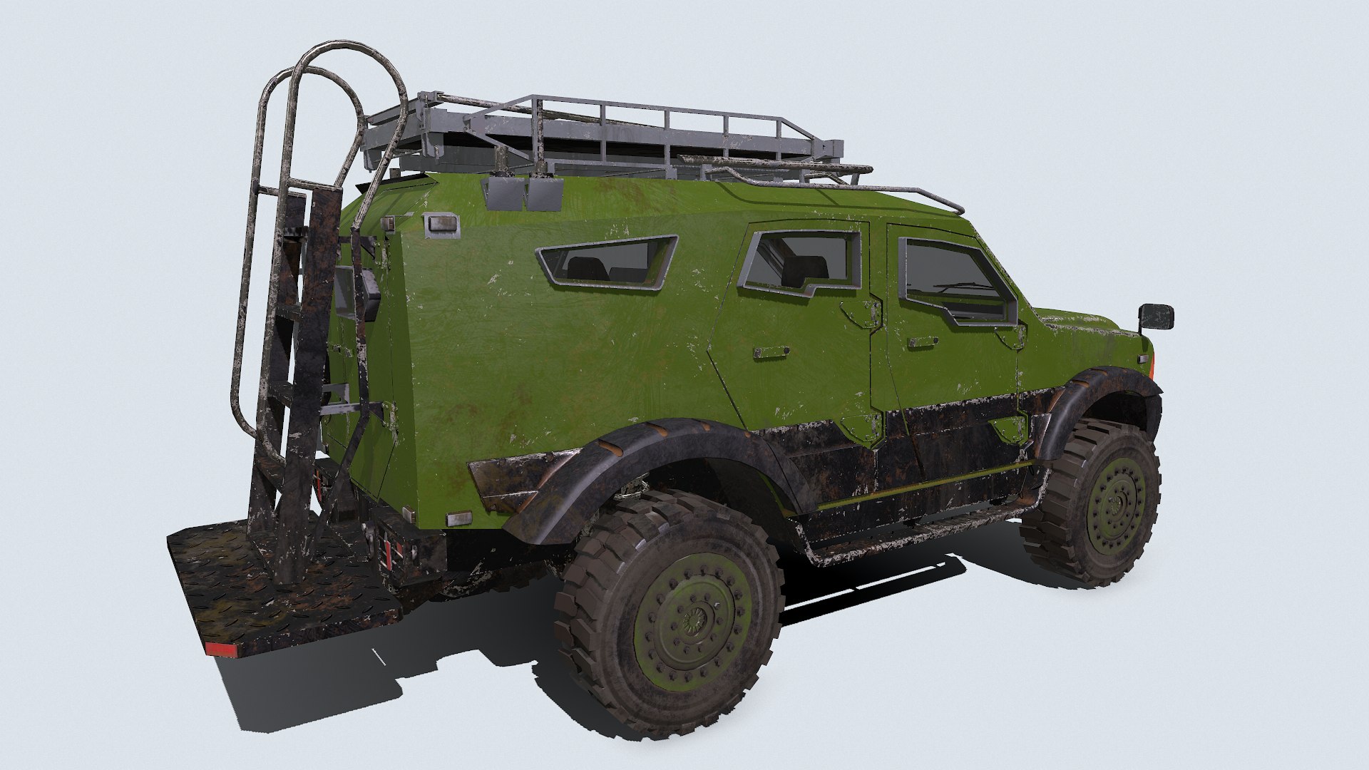 3D Armored Car Model - TurboSquid 1769623