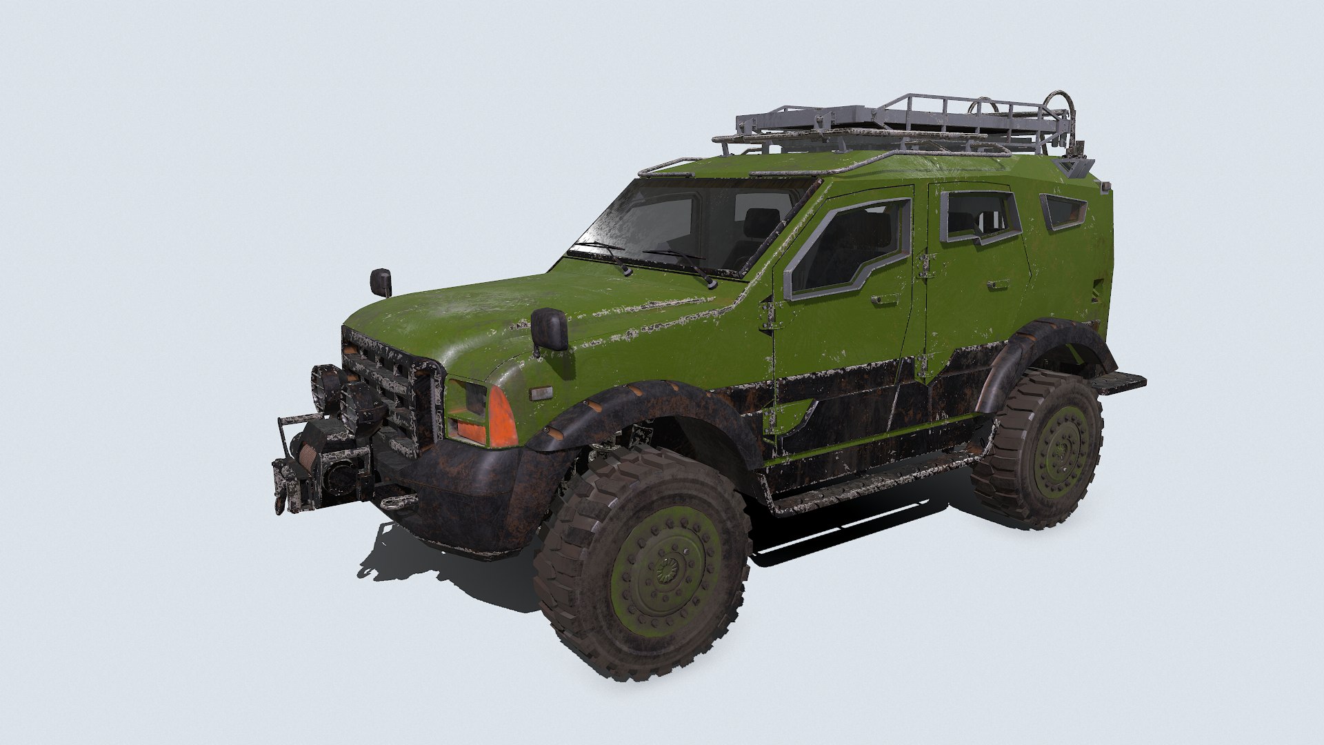 3D Armored Car Model - TurboSquid 1769623