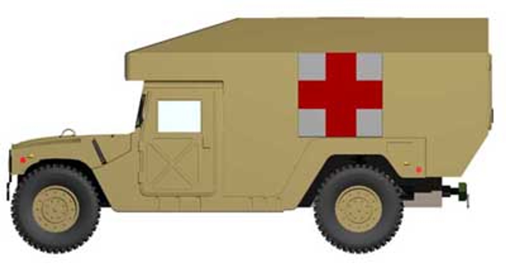 M997 Hmmwv 3d Model