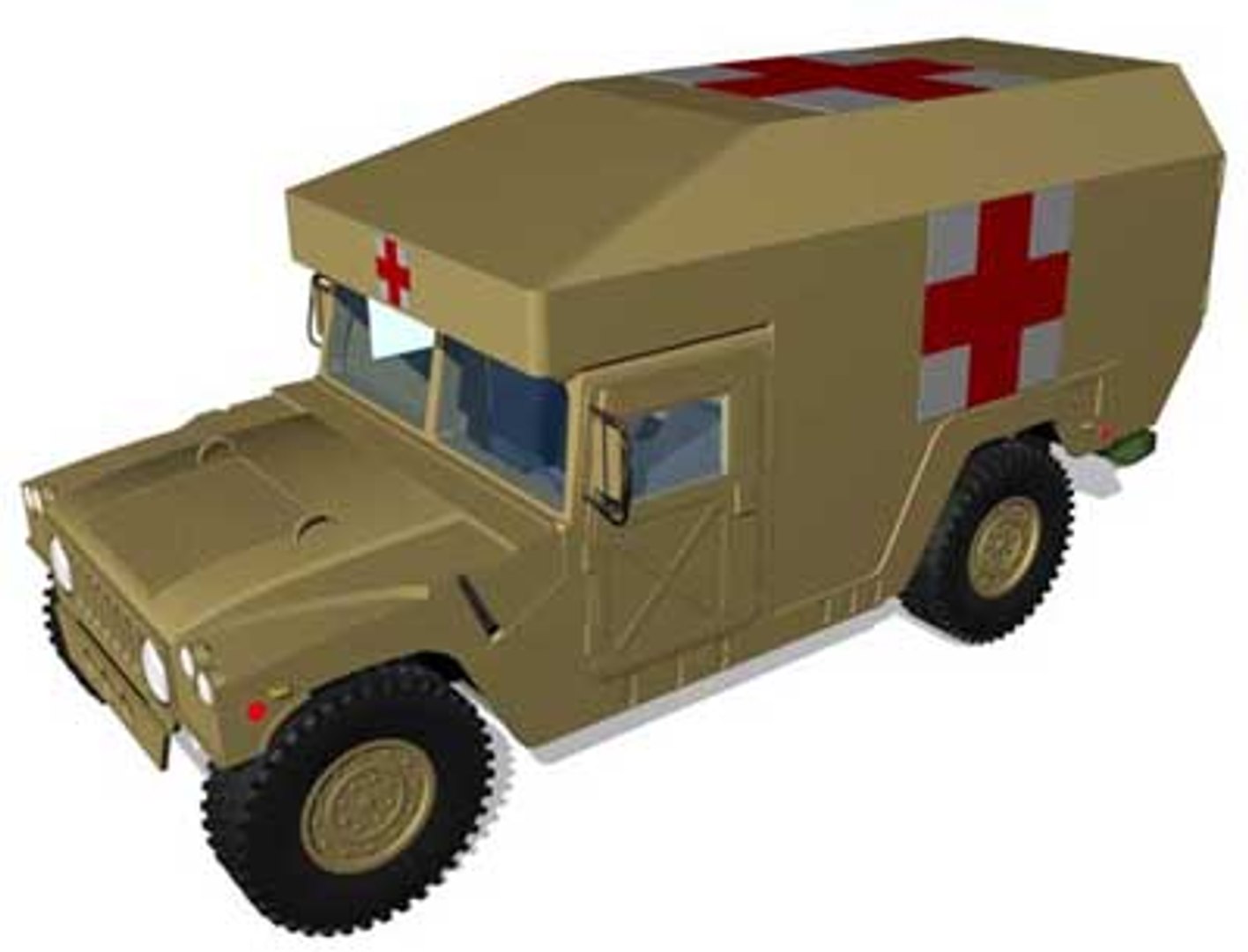 M997 Hmmwv 3d Model