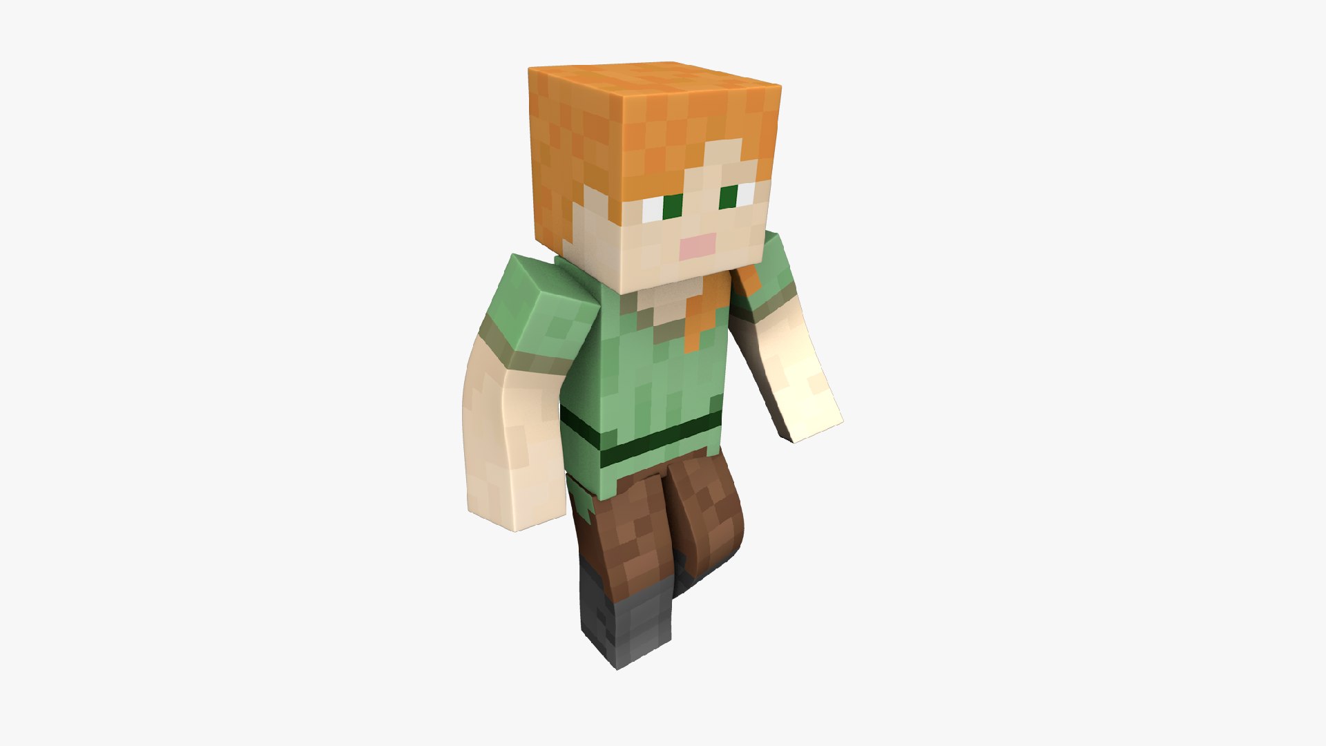 3D Minecraft Character Collection - Mixamo Animatable Model ...