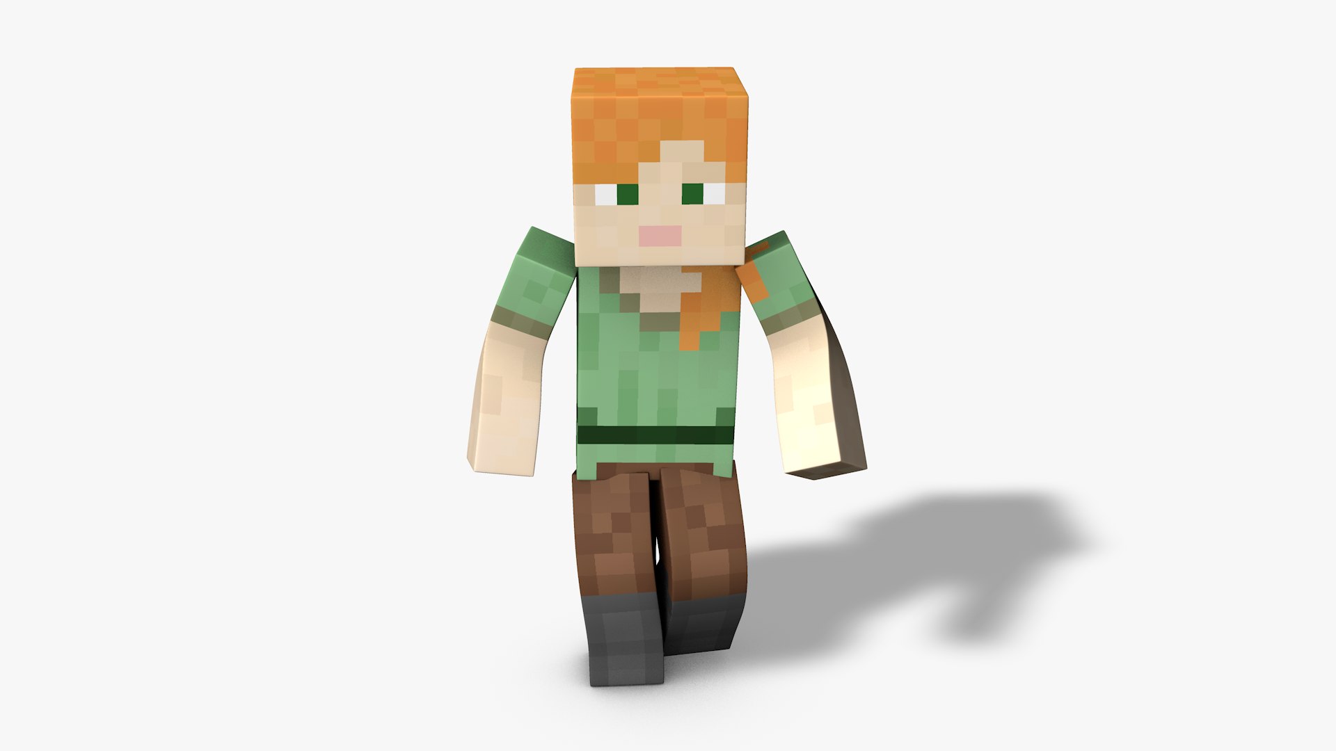 3D Minecraft Character Collection - Mixamo Animatable Model ...