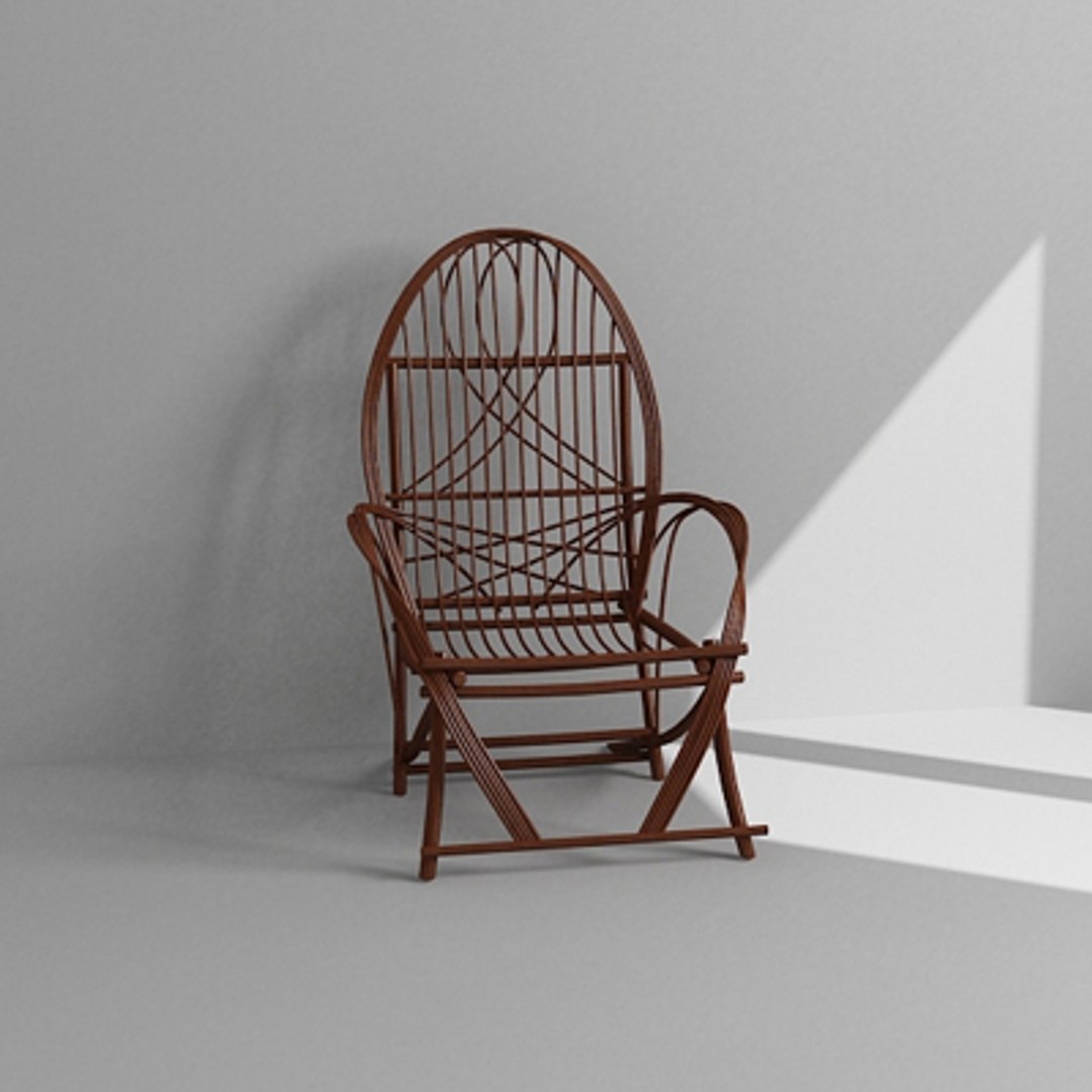 3d model outdoor chair