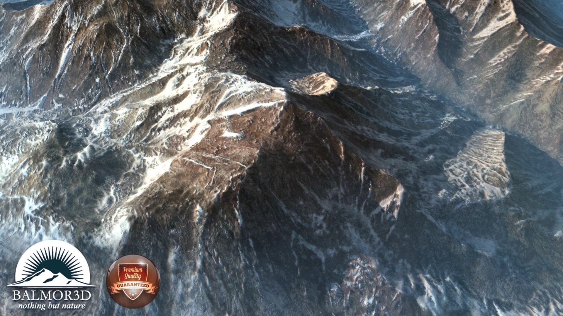 3d Mountain Model