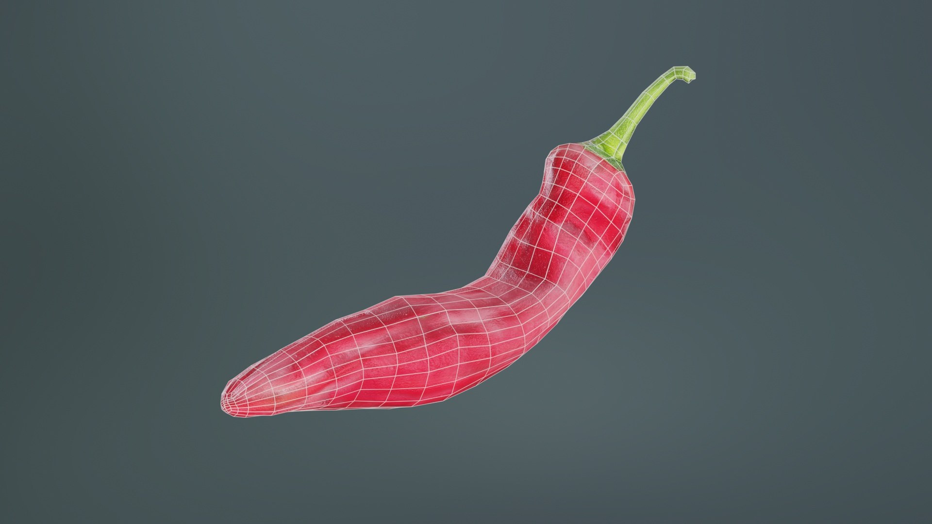 3D Model Chili Pepper Remastered - TurboSquid 2362431