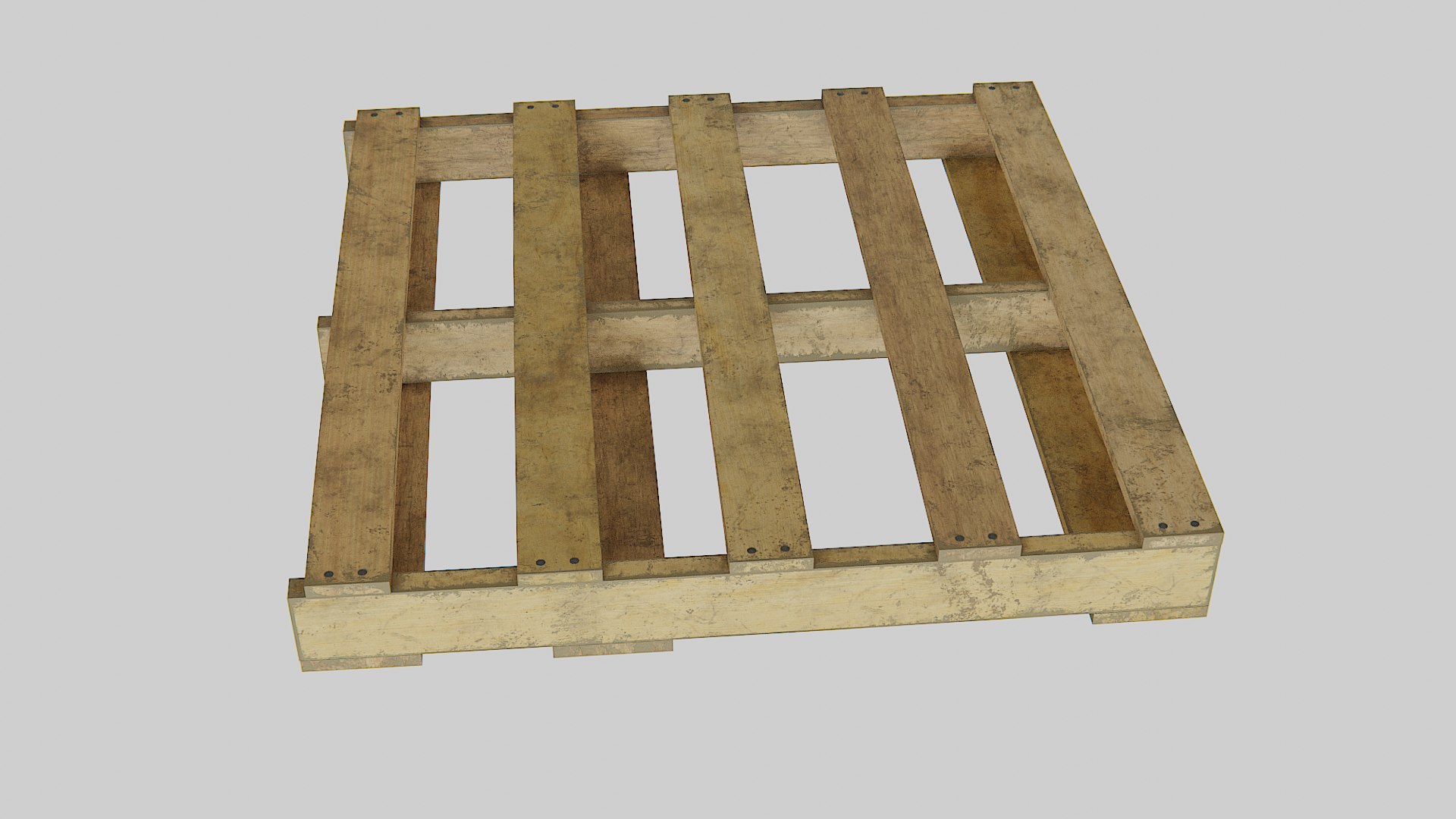 Wooden pallet 3D model - TurboSquid 1508647