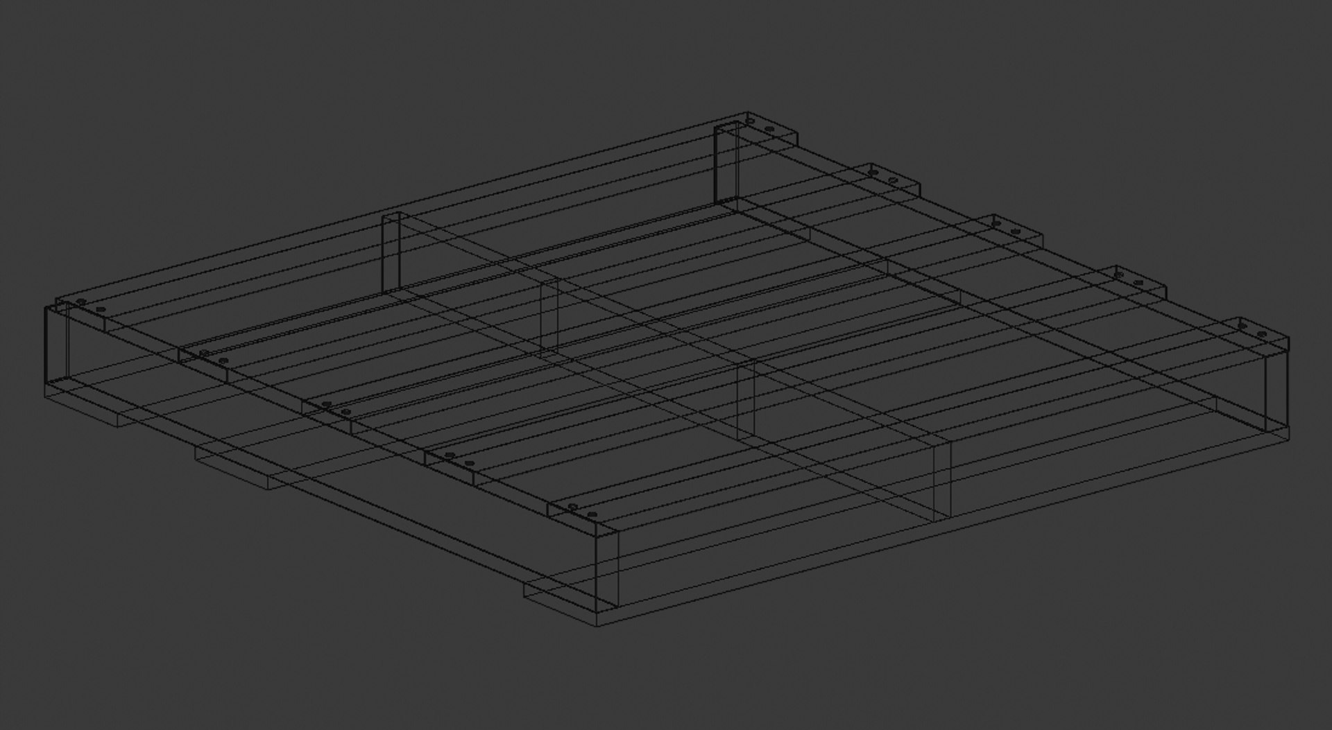 Wooden pallet 3D model - TurboSquid 1508647