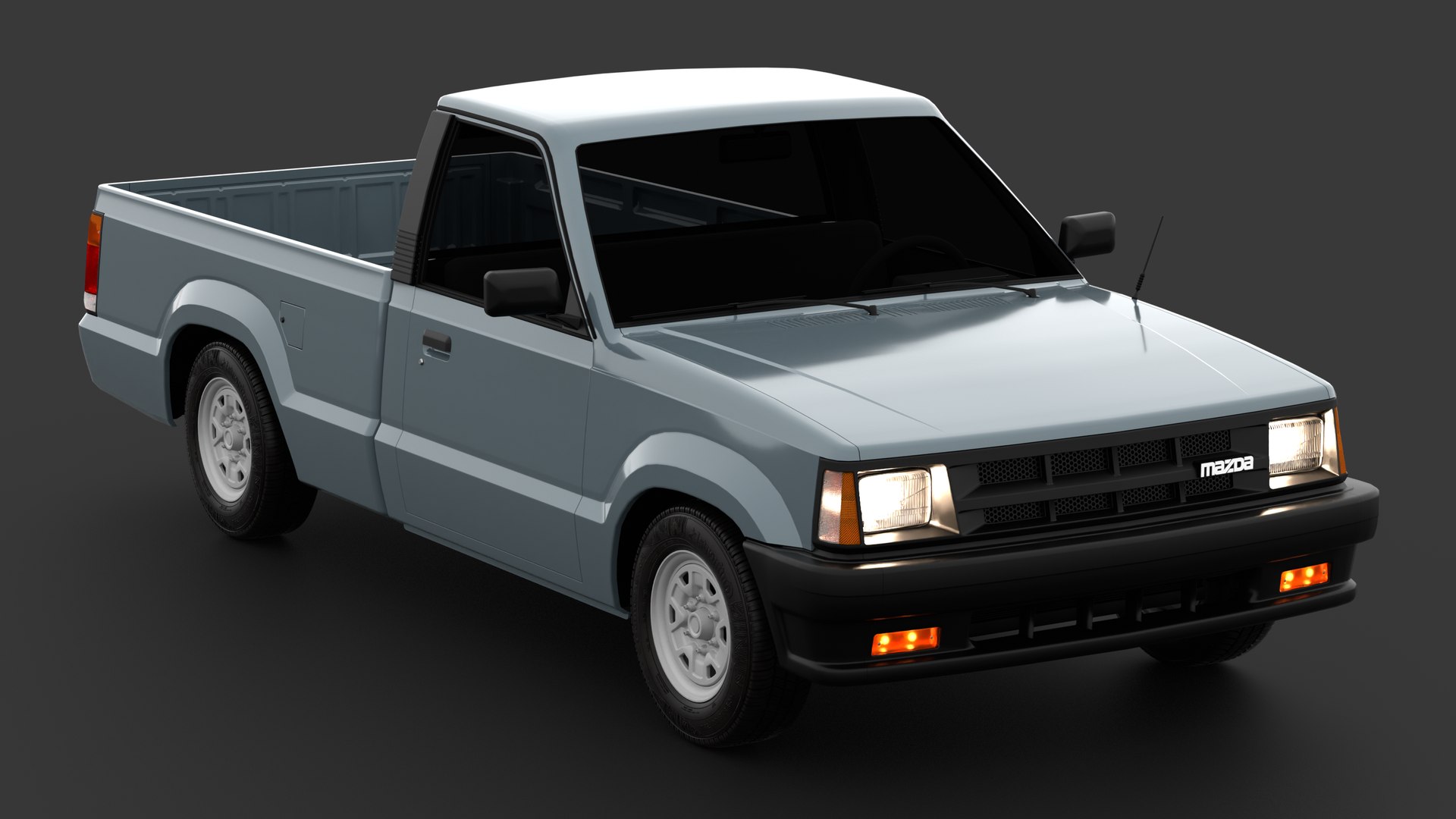 1985 - 1998 Mazda B2200 3D Model 3D - TurboSquid 1831507