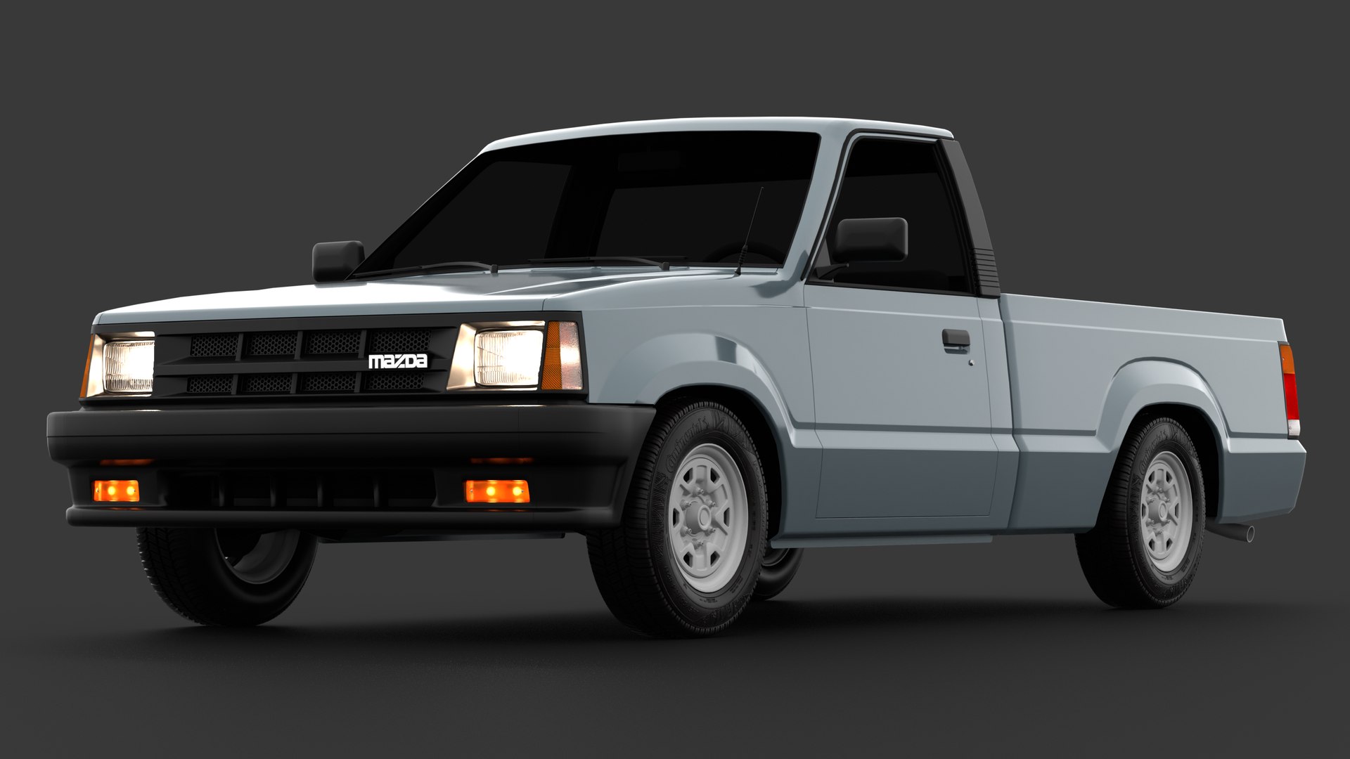 1985 - 1998 Mazda B2200 3D Model 3D - TurboSquid 1831507