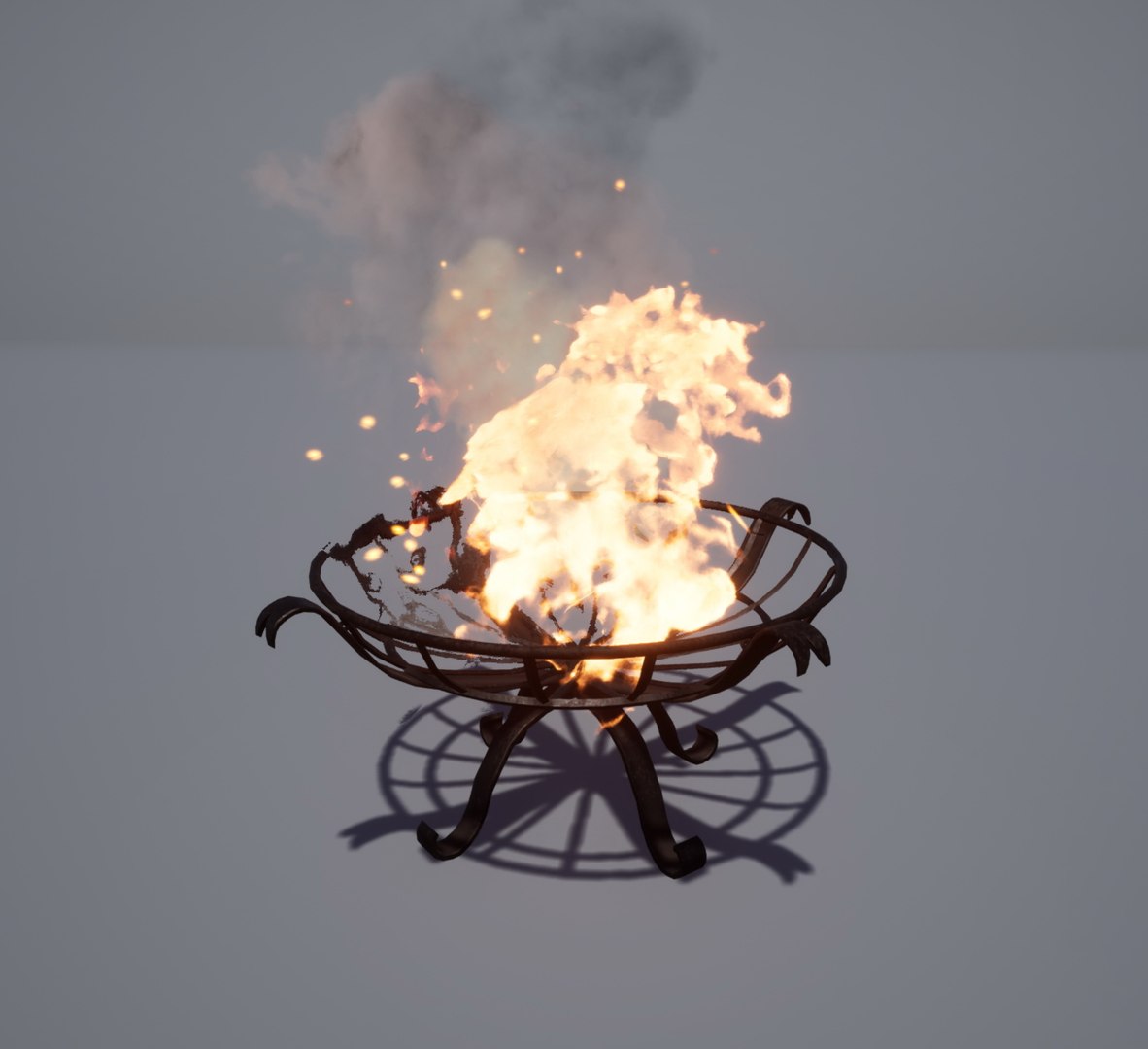 Medieval Brazier 3D Model - TurboSquid 1472225