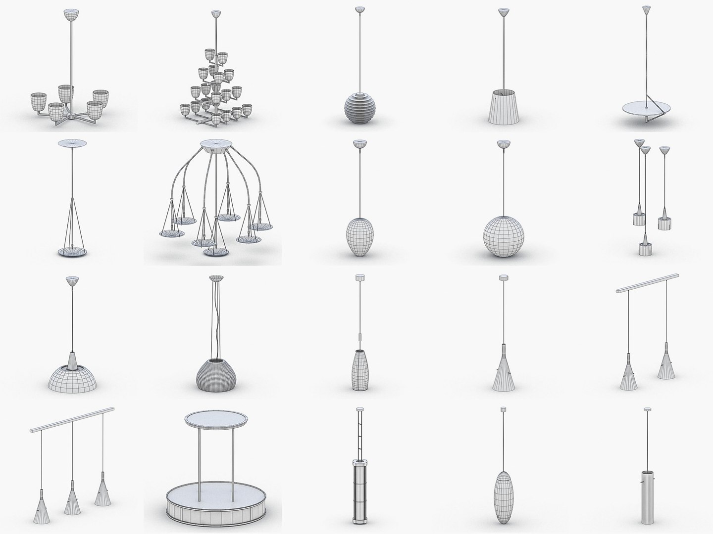 3D Light Fixtures - 160 Model - TurboSquid 1219397