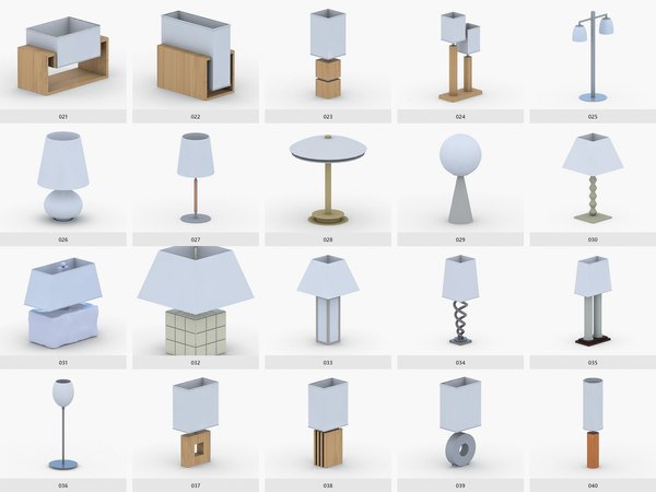 3D light fixtures - 160 model - TurboSquid 1219397