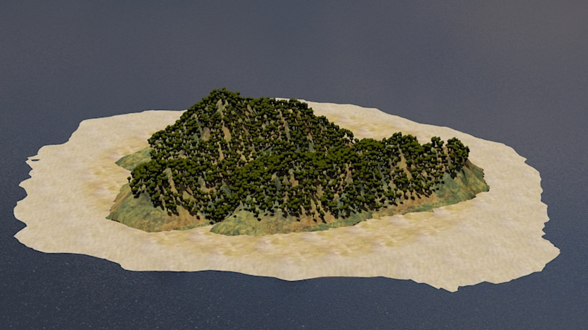 Small island 3D - TurboSquid 1754528