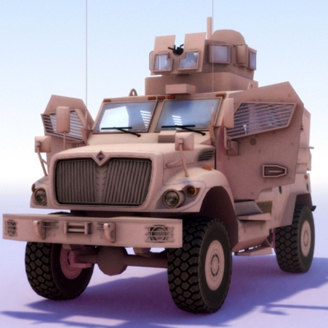 3ds max mrap trucks maxxpro