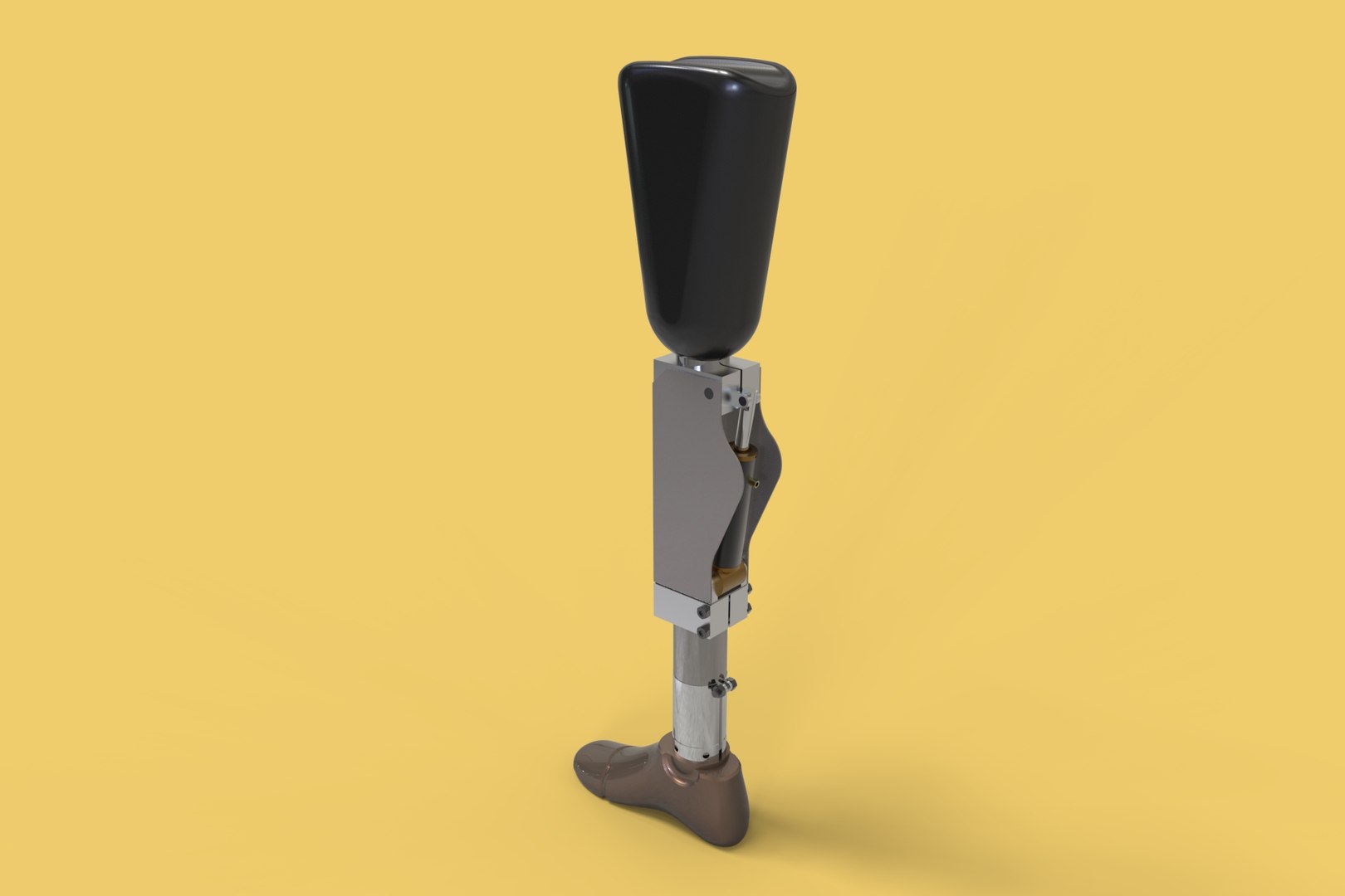 ARTIFICIAL PNEUMATIC PROSTHETIC LEG 3D Model - TurboSquid 2300759