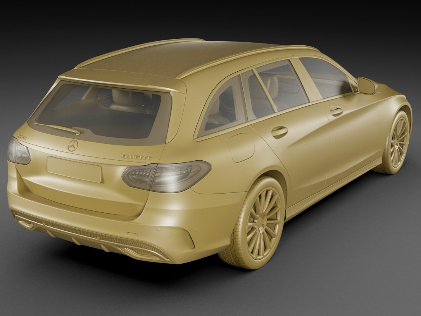 3d Model Mercedes C Class