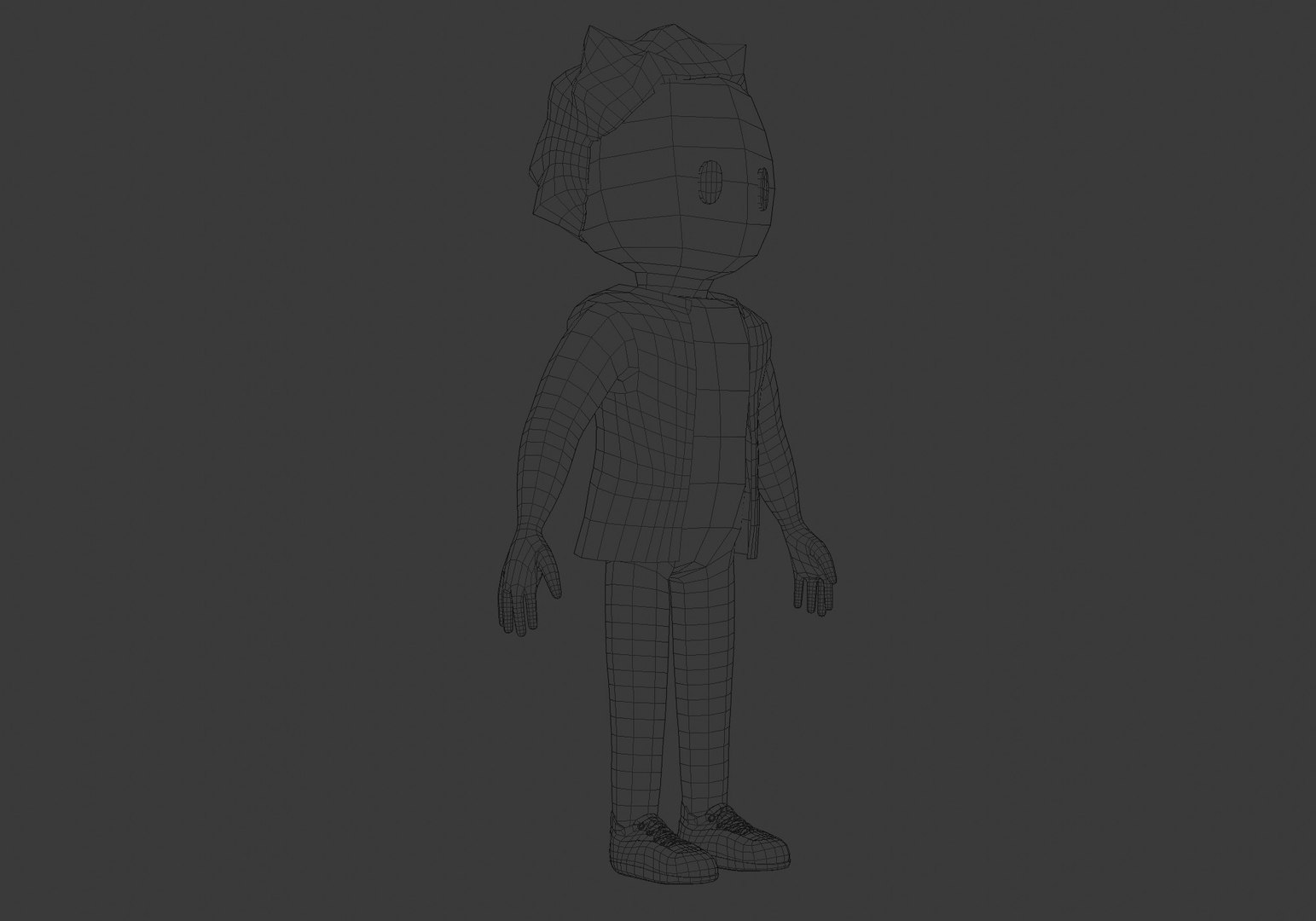 Cool cartoon man model - TurboSquid 1930007
