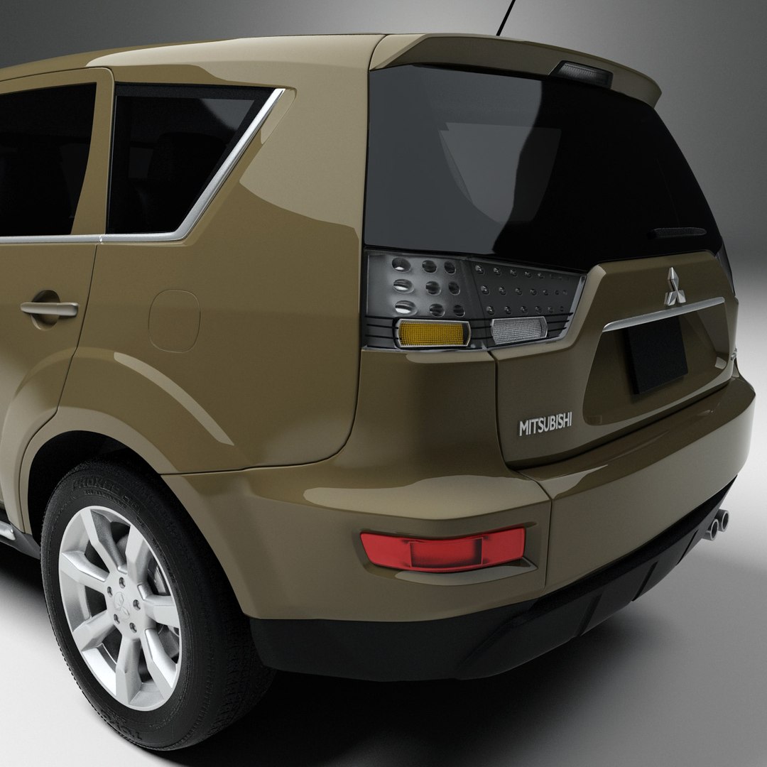 Mitsubishi Outlander Gt 3d Max