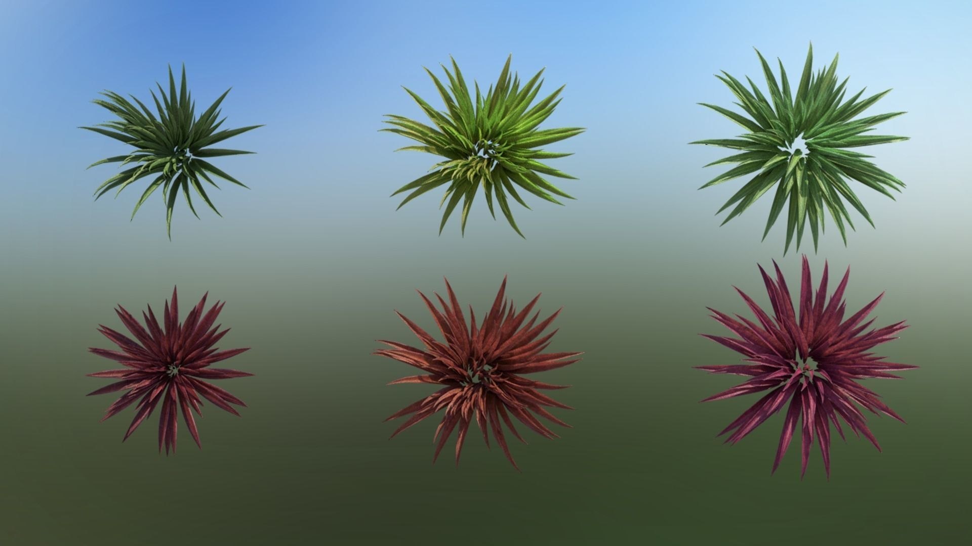 3D Nature Assets Pack - TurboSquid 1808019